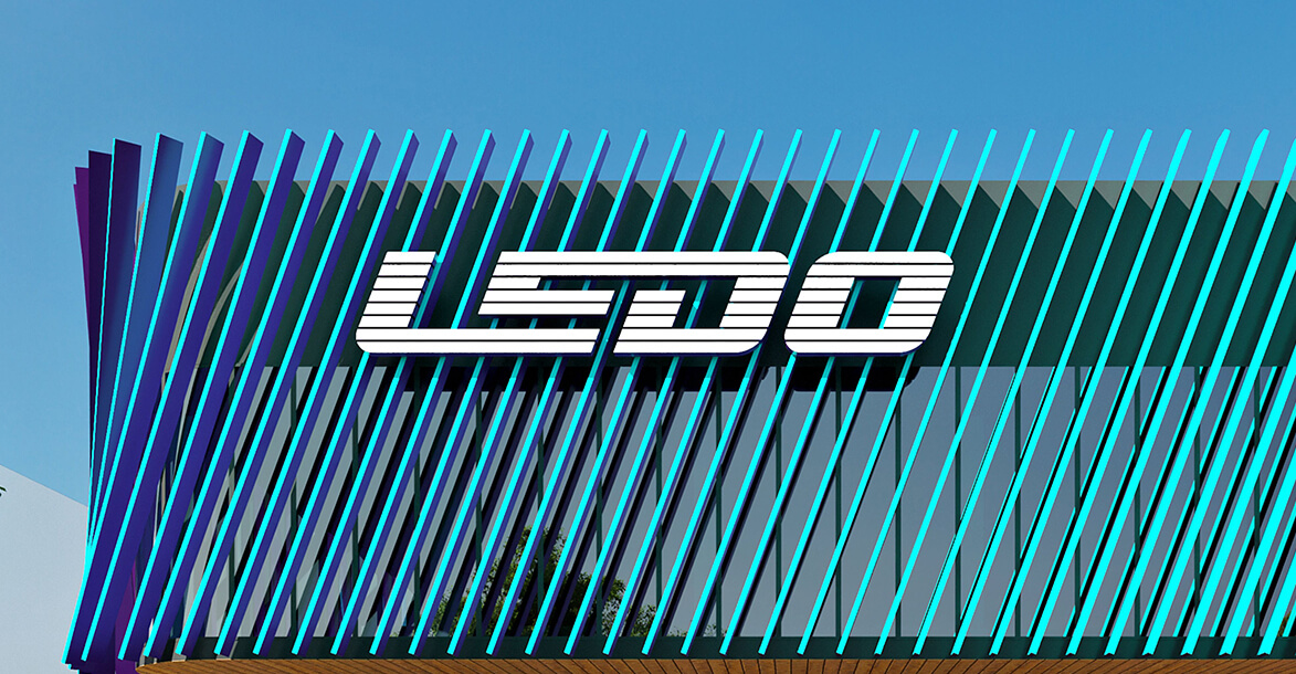 Разработка фирменного стиля и дизайна для ТЦ LEDO